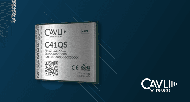 C41QS LTE Cat NB2 Module: eSIM, GNSS for Global IoT