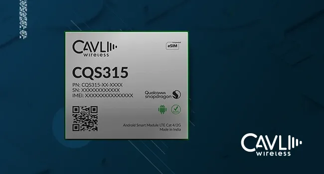 Cavli CQS315 LTE Cat 4 IoT Module with Integrated eSIM